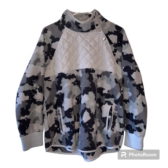 Kyodan | Jackets & Coats | Mens Kyodan Outdoor Grey Camouflage Fleece ...